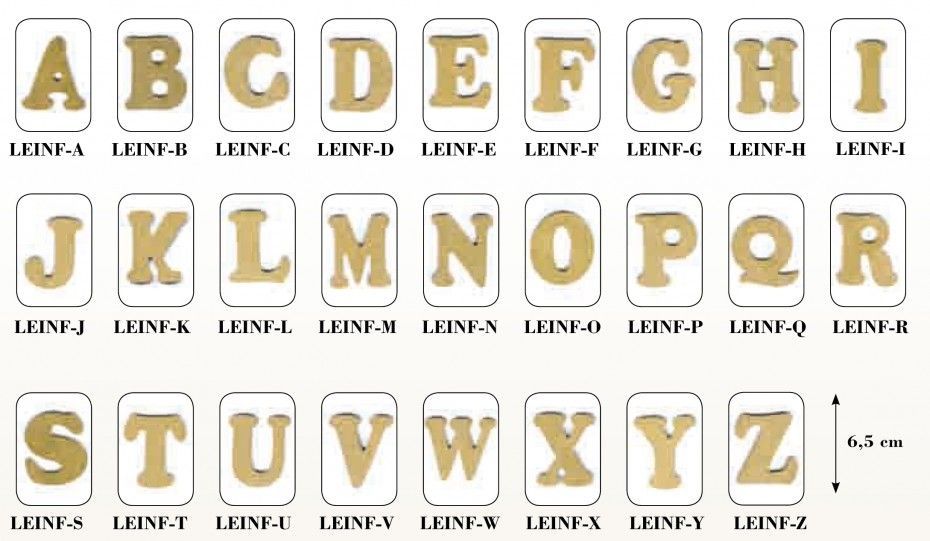 Letras Infantiles - Tu Rincón Creativo: Tienda online de manualidades